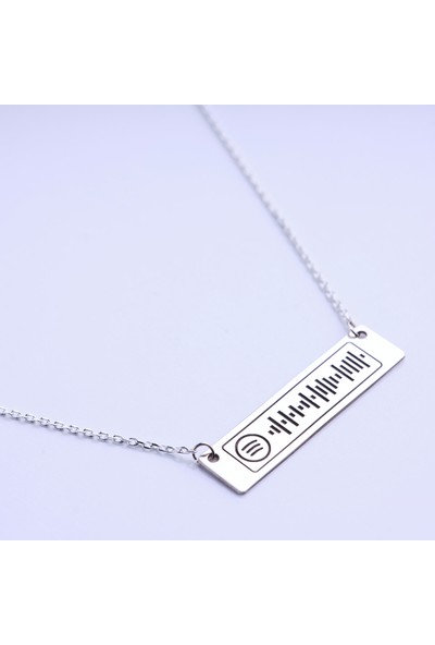 Vetesbih Spotify Gümüş Kolye