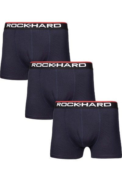 Rockhard Erkek Lacivert Boxer Modal 3'lü Paket 7010-5 Rockhard Erkek Lacivert Boxer Modal 3'lü Paket 7010-5