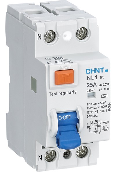 Chint 200213 Kaçak Akım Koruma 2X40A 30MA Ac 6ka Chint 200213 Kaçak Akım Koruma 2X40A 30MA Ac 6ka