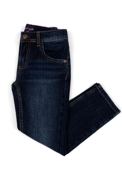 U.S. Polo Assn. Erkek Çocuk Mid Blue Denim Pantolon U.S. Polo Assn. Erkek Çocuk Mid Blue Denim Pantolon