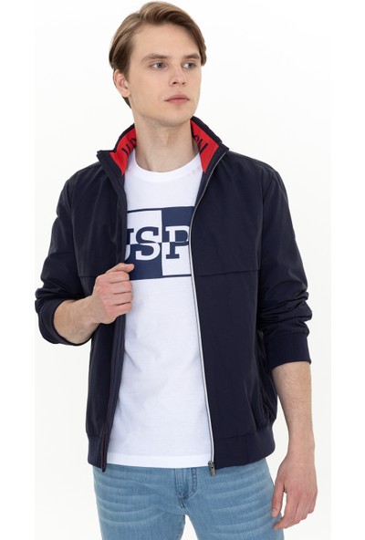 U.S. Polo Assn. Erkek Lacivert Mont Sentetik