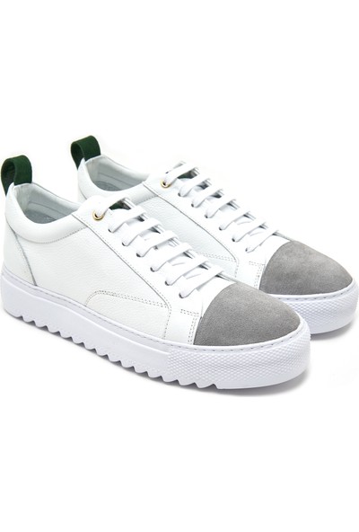 Desa Hanry Beyaz Erkek Deri Spor Ayakkabı