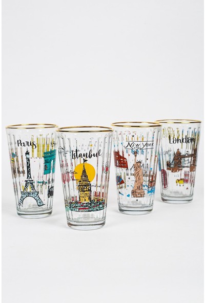 Fecra Ovo 6'lı Kahverengi Su Bardağı Fecra Ovo 6'lı Kahverengi Su Bardağı