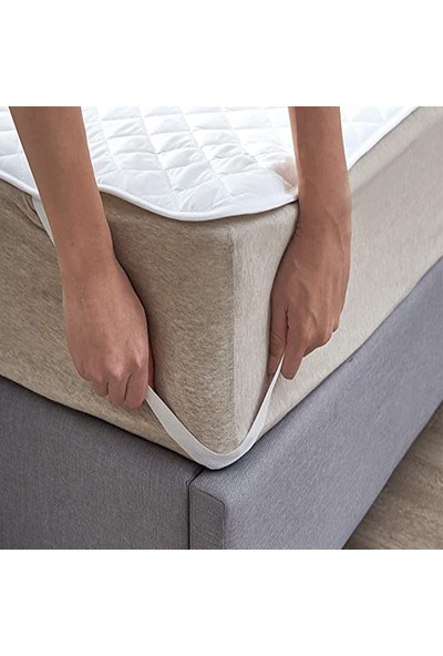 Mobee Sıvı Geçirmeyen Tek Kişilik 200 cm x 90 cm Kapitone Lastikli Yatak Koruyucu Alez Mobee Sıvı Geçirmeyen Tek Kişilik 200 cm x 90 cm Kapitone Lastikli Yatak Koruyucu Alez