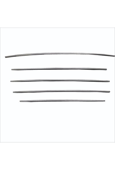 Alfa Otomotiv Citroen C5 Krom Ön Tampon Çıtası 5 Prç 2008 Sonrası P.çelik