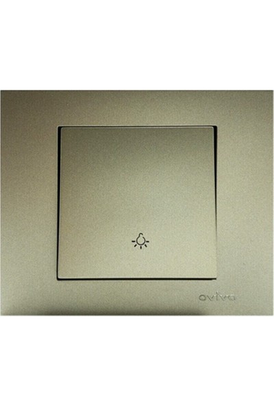 Ovivo Grano Titanyum Light Anahtar