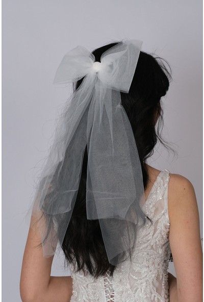 Hayalperest Boncuk Sade Fiyonk Model Toka Gelin Saç Aksesuarı Hayalperest Boncuk Sade Fiyonk Model Toka Gelin Saç Aksesuarı