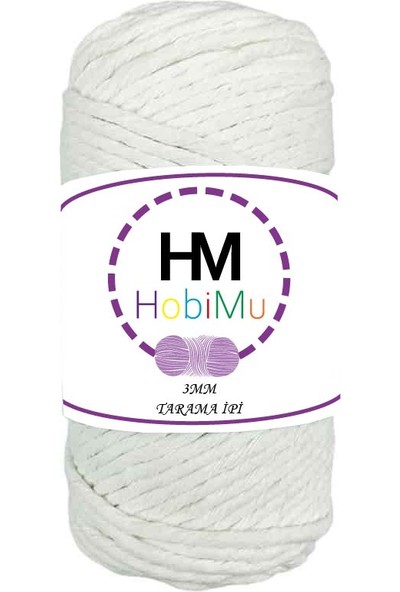 Hobimu Makrome Ipi-3mm-Taranabilir Hobimu Makrome Ipi-3mm-Taranabilir