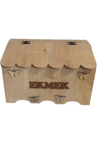 Ev Model Ahşap Tezgah Üstü Ekmeklik