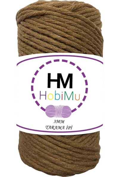 Hobimu Makrome Ipi-3mm-Taranabilir Hobimu Makrome Ipi-3mm-Taranabilir