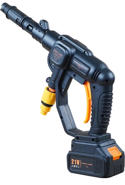 Dawreek Yüksek Basınçlı Oto Yıkama Makinası Şarjlı -21 V 2,4 A - 50 Bar