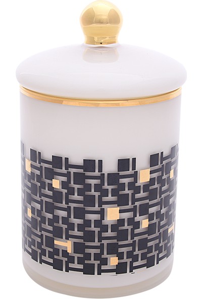 Decorium Kavanoz 22 x 12 cm Monochrome