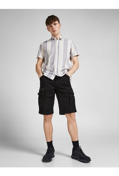 Jack&jones 12205072 Erkek Kargo Sort - Siyah