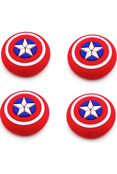 esm yapı market Desenli Ps5/ps4/ps3 Analog Koruyucu Silikon Pad-Kaptan Amerika esm yapı market Desenli Ps5/ps4/ps3 Analog Koruyucu Silikon Pad-Kaptan Amerika