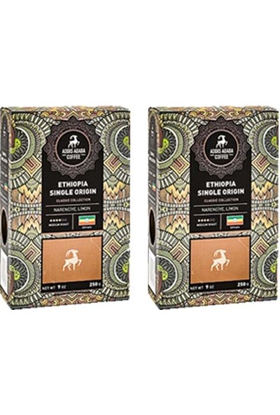 Addis Ababa Coffee Etiyopya Single Origin 250 gr x 2 Addis Ababa Coffee Etiyopya Single Origin 250 gr x 2