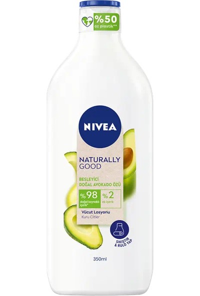 Nivea Naturally Good Avokado Özlü Vücut Bakım Losyonu 35O ml Nivea Naturally Good Avokado Özlü Vücut Bakım Losyonu 35O ml
