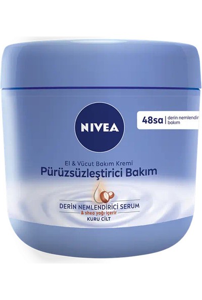 Nivea Pürüzsüzleştirici El & Vücut Bakım Kremi 400ML