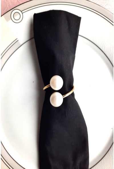 E-Sanat Evi Çeyizlik 24 Adet Gold Metal Halkalı Krem Incili Peçete Yüzüğü E-Sanat Evi Çeyizlik 24 Adet Gold Metal Halkalı Krem Incili Peçete Yüzüğü