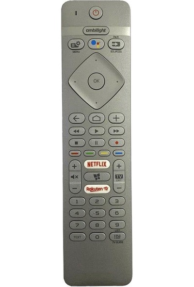 Philips Fr 398GM10BEPHN0012PH RC454403/01R Netflix Rakuten Tuşlu Philips Fr 398GM10BEPHN0012PH RC454403/01R Netflix Rakuten Tuşlu