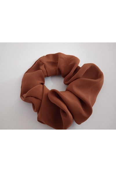 Thulia Kahverengi Polyester Kumaş Toka