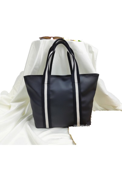 Bao Bayanlar Suya Dayanıklı Pvc Günlük Büyük Kapasiteli Alışveriş Seyahat Plaj Çantası (Yurt Dışından)