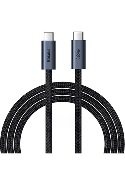 Vendas Baseus Flash Serisi Usb4 Full 100W 40GBPS Type-C To Type-C Macbook Hızlı Şarj Kablosu Vendas Baseus Flash Serisi Usb4 Full 100W 40GBPS Type-C To Type-C Macbook Hızlı Şarj Kablosu