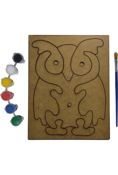 Ahşap Puzzle Baykuş