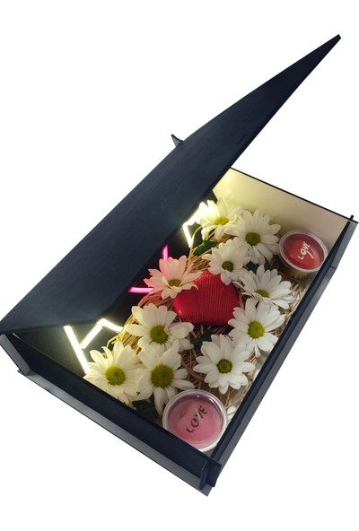 Novaloft Kişiye Özel LED Işıklı Ahşap Kutu