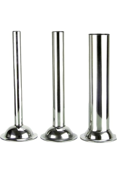 3 Dolgu Tüpü Paslanmaz Çelik Sınıf Kalite Doldurma Et Değirmeni Gıda Seti