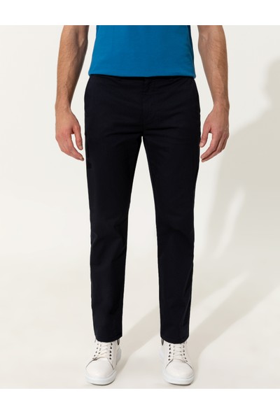 Pierre Cardin Lacivert Regular Fit Chino Pantolon 50251531-VR033 Pierre Cardin Lacivert Regular Fit Chino Pantolon 50251531-VR033