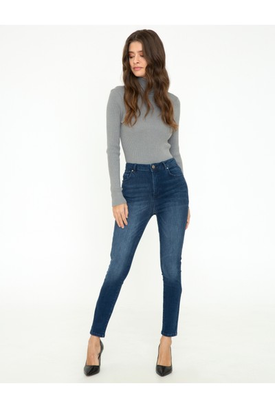 Pierre Cardin Indigo Relax Fit   Denim Pantolon 50248434-VR028 Pierre Cardin Indigo Relax Fit   Denim Pantolon 50248434-VR028