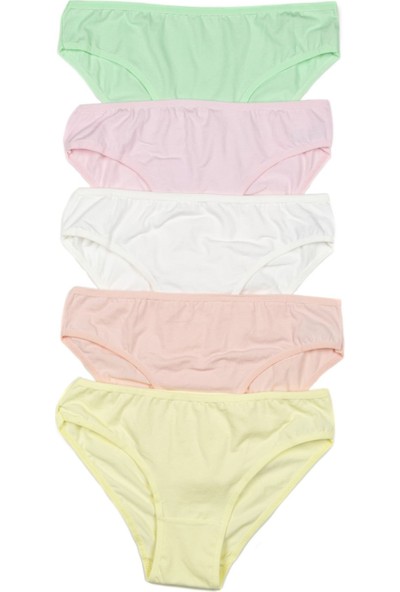 Nicoletta Somon Kadın Külot 5 Li Paket Likralı Nicoletta Somon Kadın Külot 5 Li Paket Likralı