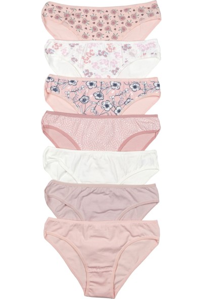 Nicoletta Mıxcolor Kadın Külot 7'li Paket Nicoletta Mıxcolor Kadın Külot 7'li Paket
