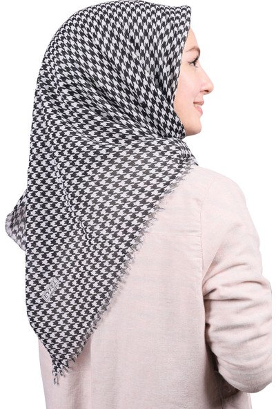 Eyfel Desenli Keten Flamlı Eşarp - Desen-01 - Renk-19 Eyfel Desenli Keten Flamlı Eşarp - Desen-01 - Renk-19