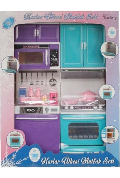 Oydaş Karlar Ülkesi 2'li Mutfak Seti Oydaş Karlar Ülkesi 2'li Mutfak Seti