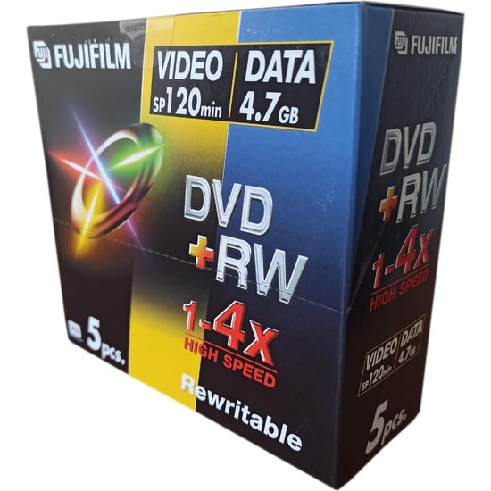 Fujifilm DVD +Rw 4.7gb 120MIN 5 Adet Fiyatı - Taksit Seçenekleri