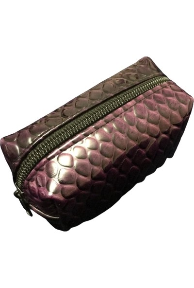 Bozuk Para Cüzdanı Desenli Mor