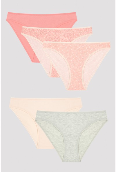 Penti Çok Renkli Wow You Can Really Dance 5li Slip Külot Penti Çok Renkli Wow You Can Really Dance 5li Slip Külot