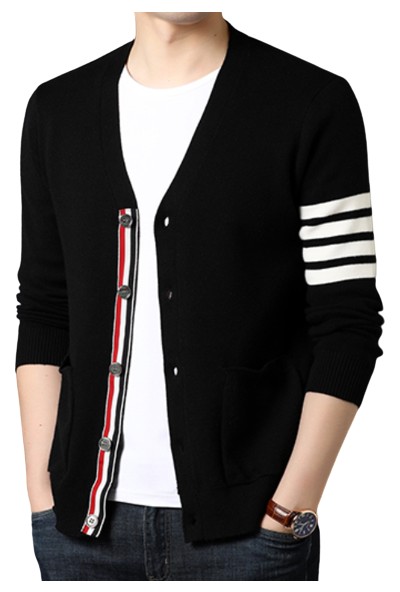 Charge Erkek Çizgili Hırka