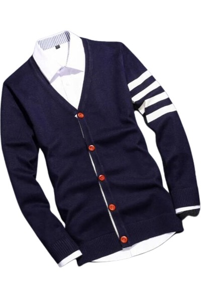 Charge Erkek Çizgili Hırka