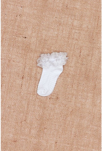 FullaModa Dantelli Çocuk Çorap