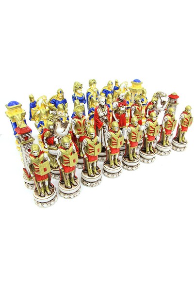 Satranç Takımı Polyester Büyükboy Osmanlı Bizans