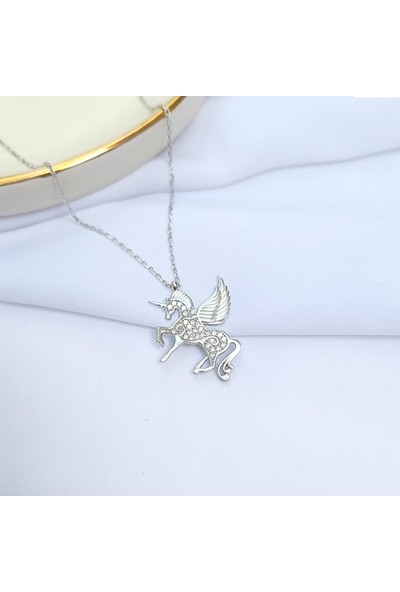 Pier Gümüş Gümüş Pegasus Kolye