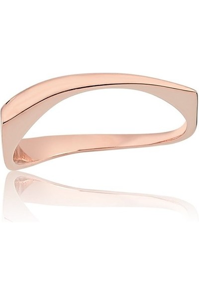 Anka Yay Taşsız Kadın 14 Ayar Hediye Yüzük