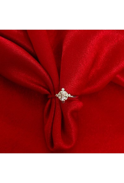 YDG Elmas Takı Hrd Antwerp Sertifikalı Tek Taş Yüzük
