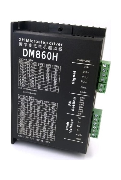 DM Step Motor Sürücüsü DM860H (Soğutuculu) DM Step Motor Sürücüsü DM860H (Soğutuculu)