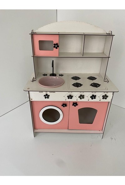 Doğuş Oyuncak Ahşap Mutfak 3mm Pembe Doğuş Oyuncak Ahşap Mutfak 3mm Pembe