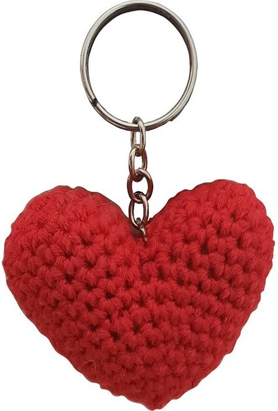 Filamur Amigurumi Kalp Anahtarlık