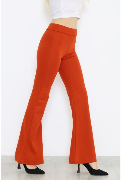 Ispanyol Paça Pantolon Kiremit - 8635.1567.