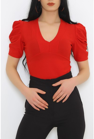 Prenses Kol Bluz Kırmızı - 5270.1234.